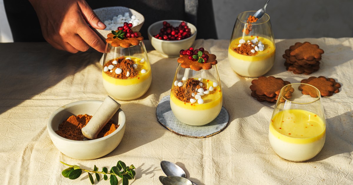 Pannacotta med Saffran